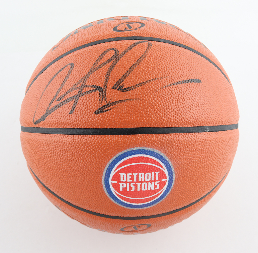 Dennis Rodman Signed Pistons Logo NBA Game Ball Series Basketball (JSA ...