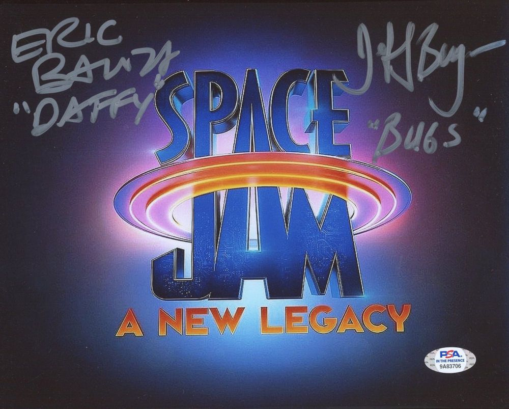 Eric Bauza & Jeff Bergman Signed "Space Jam: A New Legacy" 8x10 Photo ...