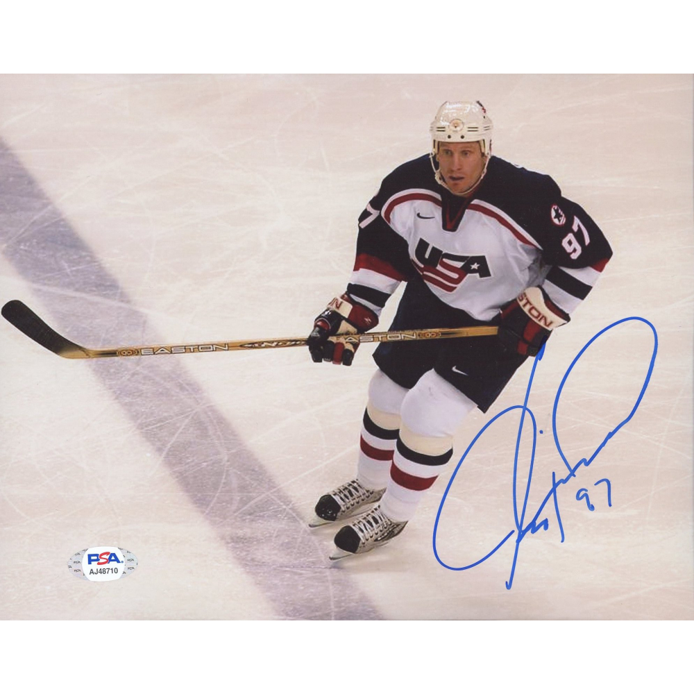 Jeremy Roenick Signed Team USA 8x10 Photo (PSA) | Pristine Auction