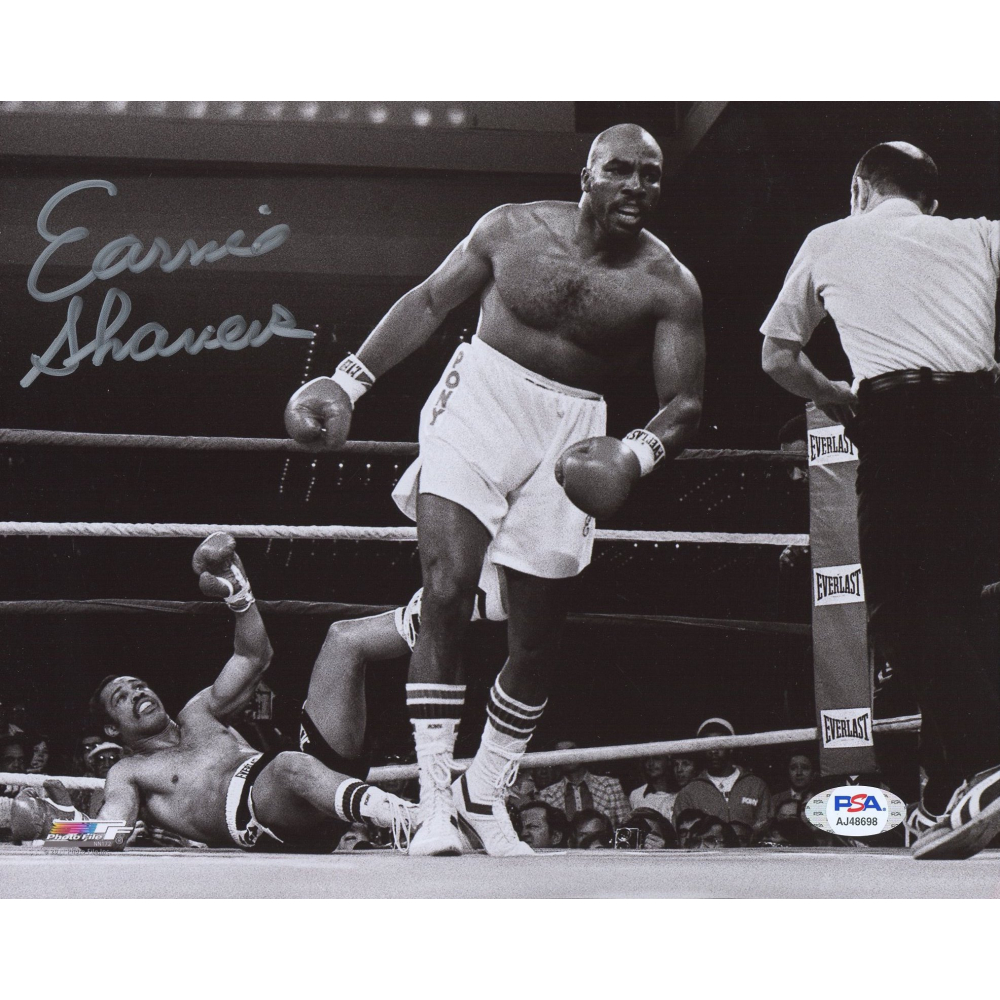 Earnie Shavers Signed 8x10 Photo (PSA) | Pristine Auction