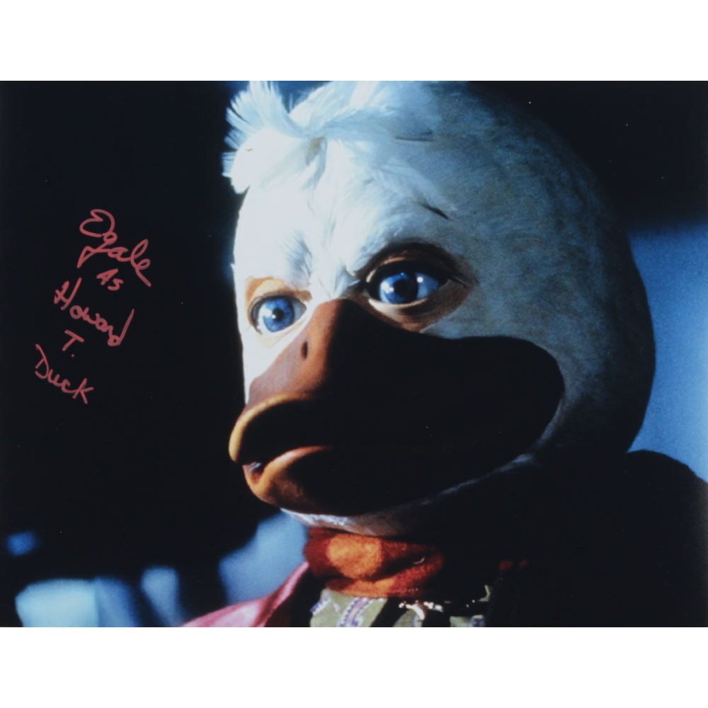 Ed Gale Signed "Howard the Duck" 11x14 Photo Inscribed "Howard the Duck ...