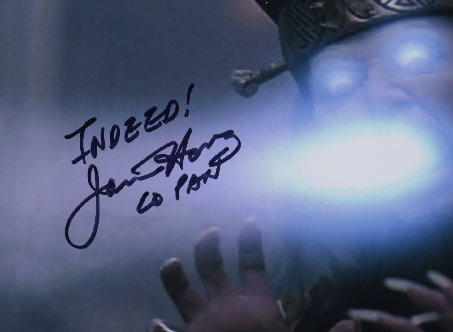 James Hong Signed "Big Trouble in Little China" 11x14 Photo Inscribed ...