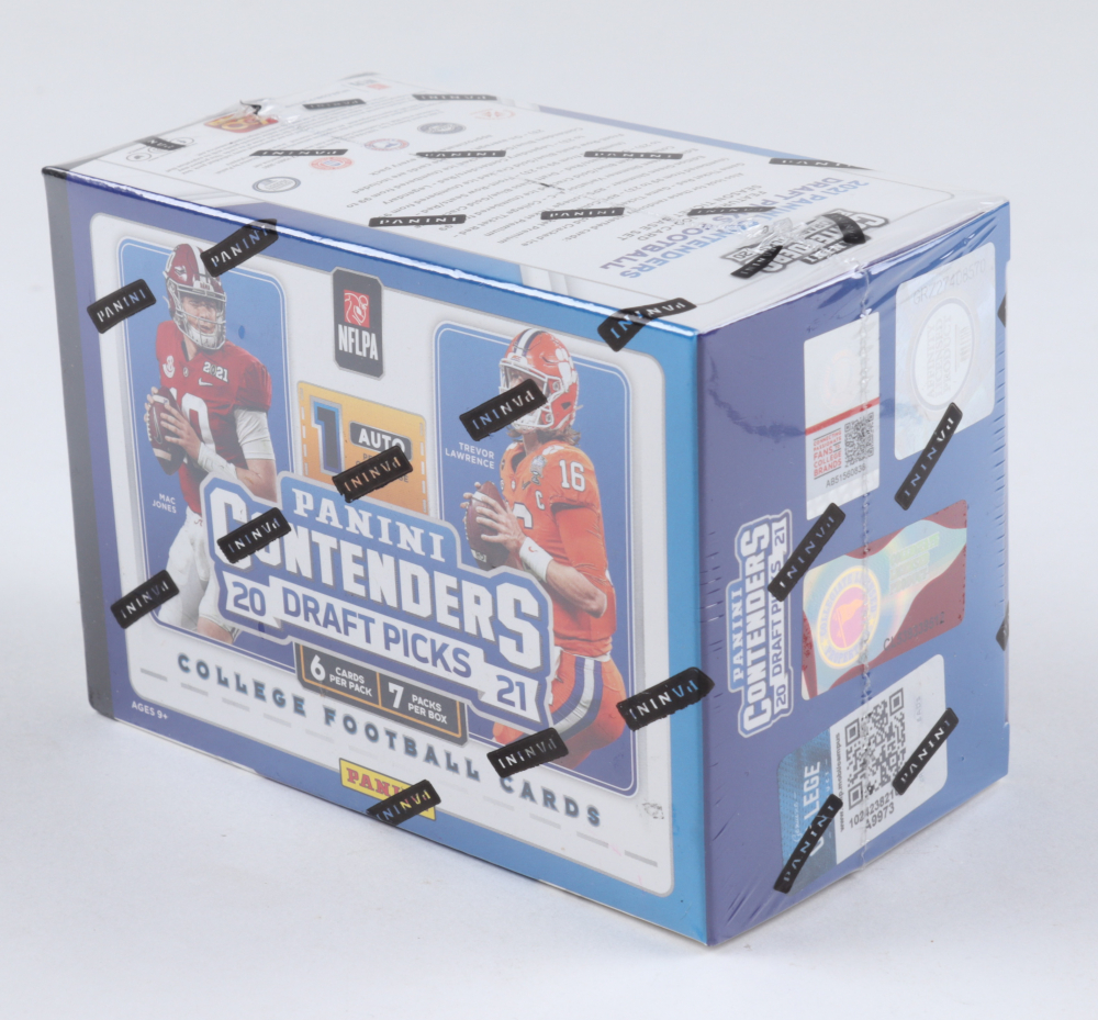 2021 Panini Contenders Draft Picks Football Blaster Box with (7) Packs | Pristine Auction