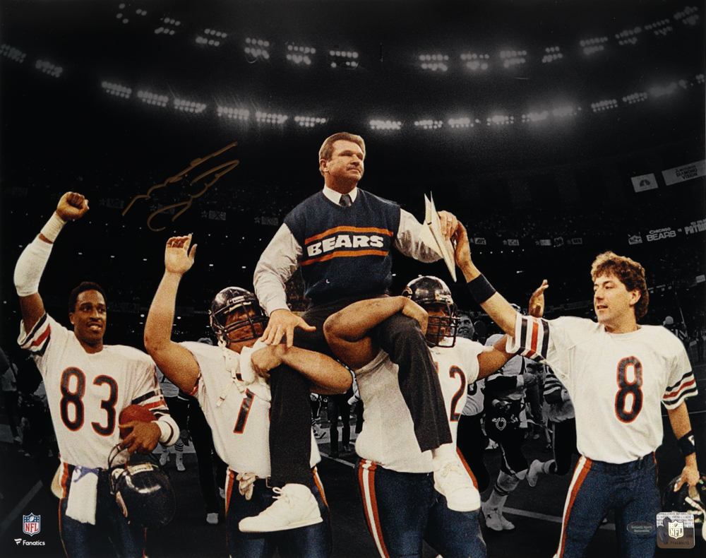 Mike Ditka Signed Bears 16x20 Photo (Schwartz) | Pristine Auction