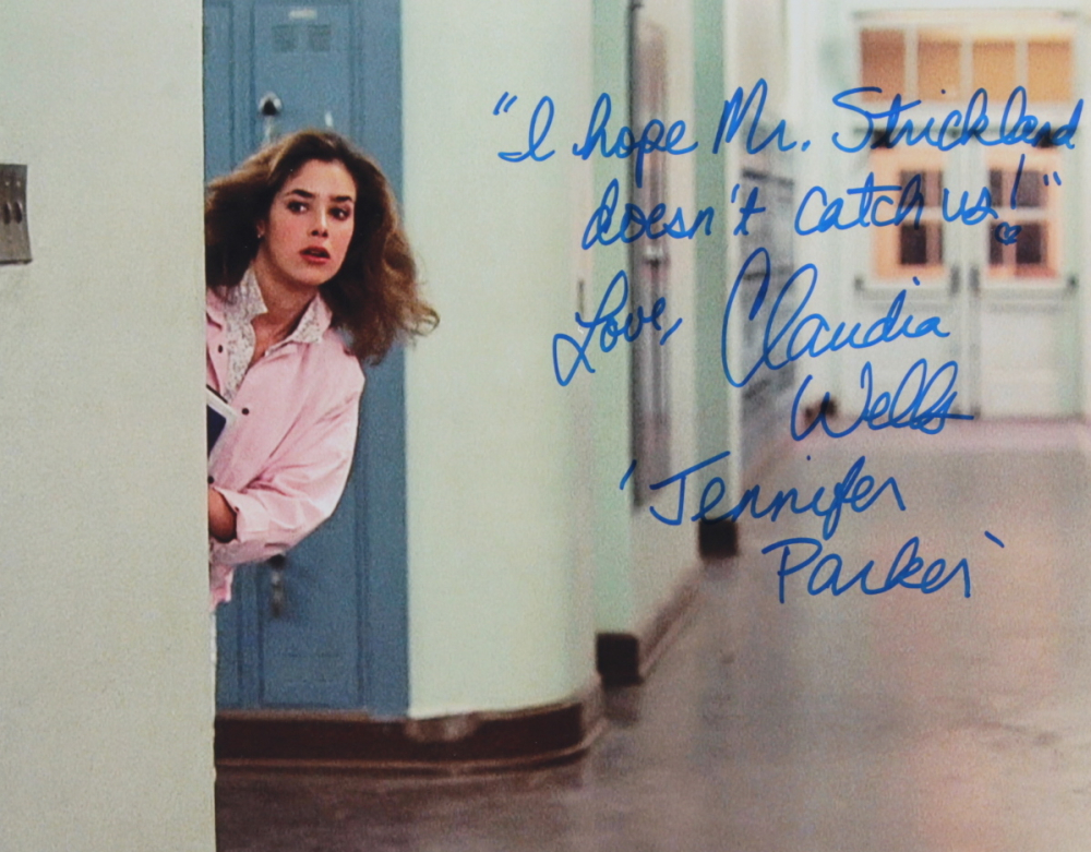 Claudia Wells Signed "Back to The Future" 11x14 Photo Inscribed "Love ...