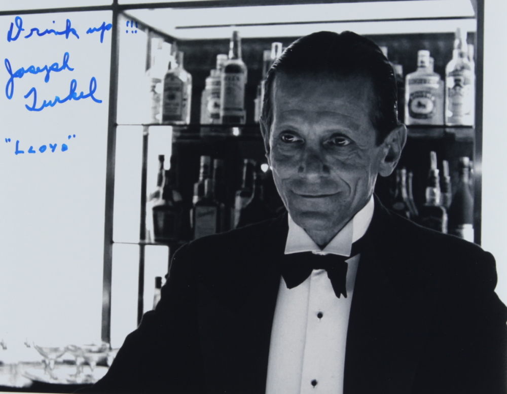 Joe Turkel Signed "The Shining" 11x14 Photo Inscribed "Drink Up ...