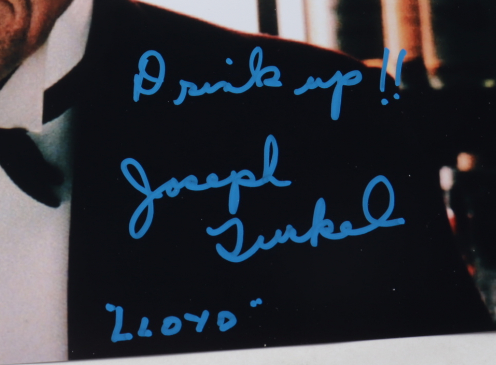 Joe Turkel Signed "The Shining" 11x14 Photo Inscribed "Drink Up ...