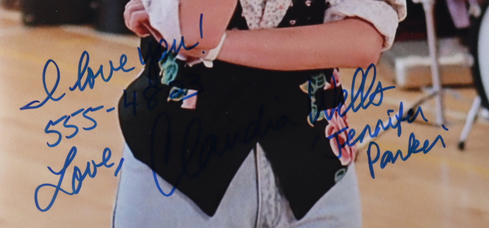 Claudia Wells Signed "Back to The Future" 11x14 Photo Inscribed "I Love ...