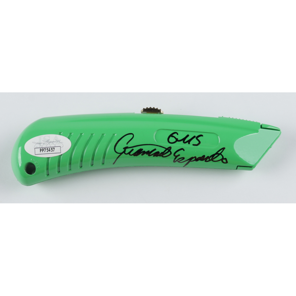 Giancarlo Esposito Signed "Breaking Bad" Television Prop Box Cutter ...