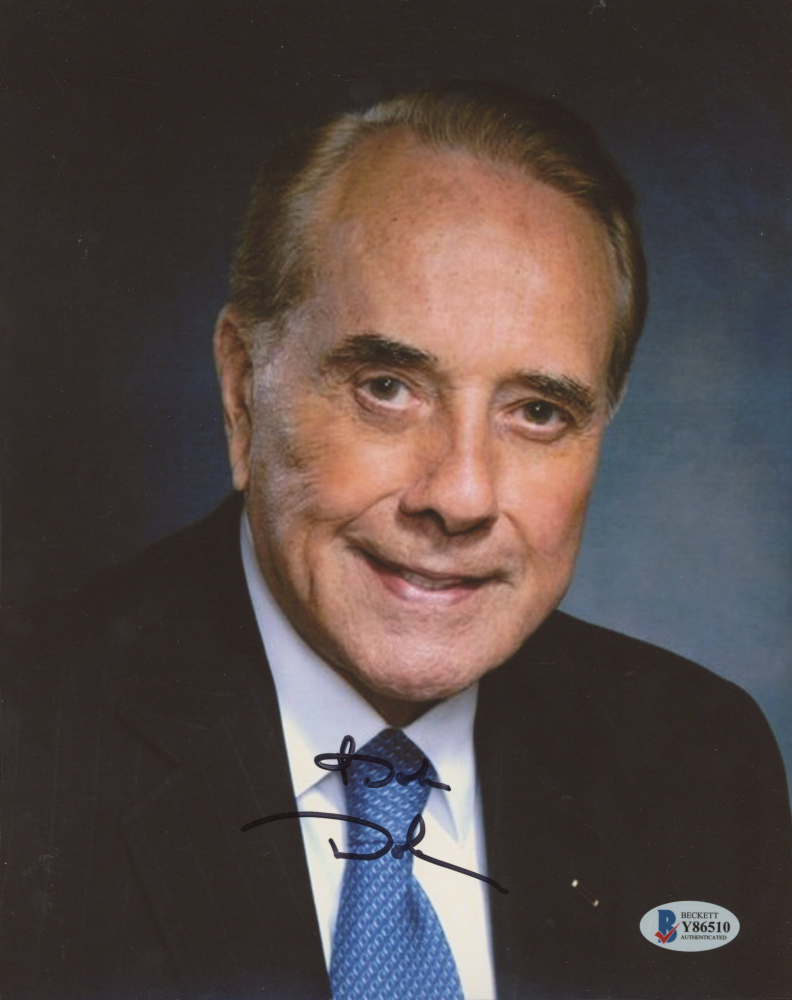 Bob Dole Signed 8x10 Photo (Beckett COA) | Pristine Auction