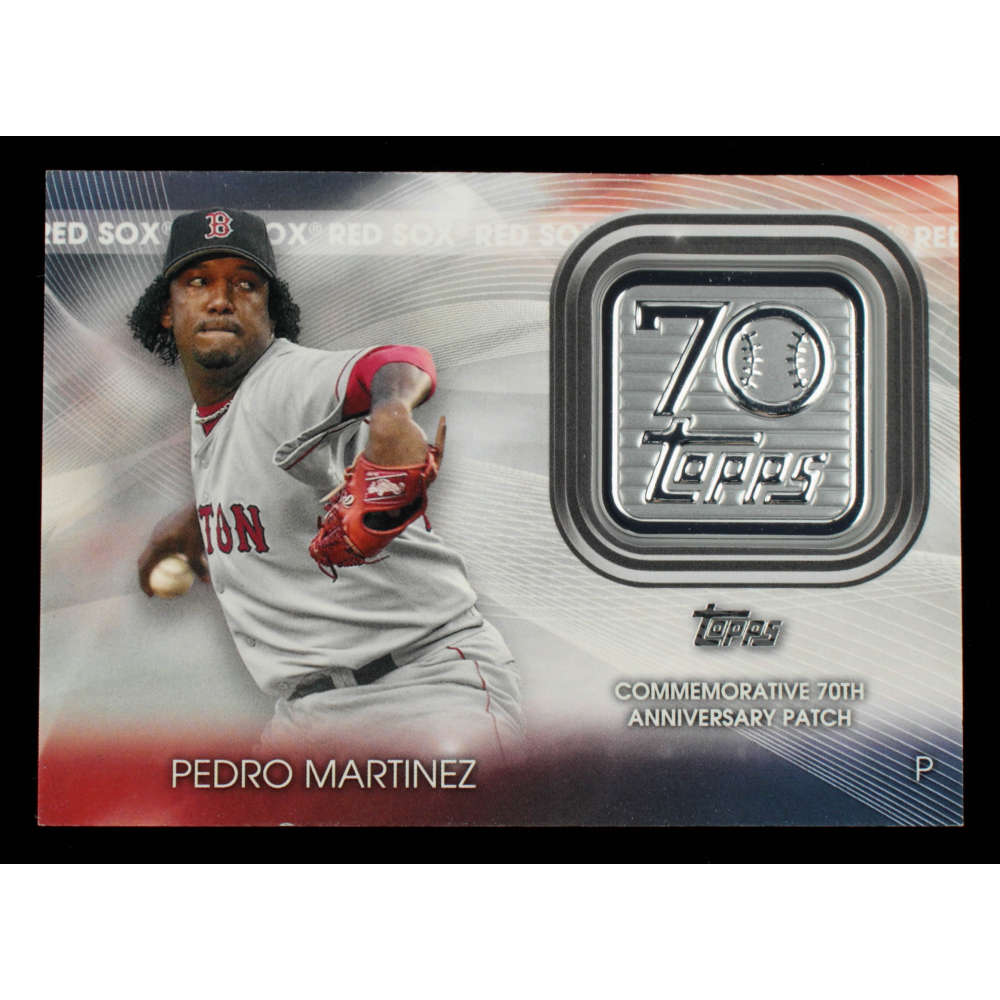 Pedro Martinez 2021 Topps 70th Anniversary Commemorative Logo Patches ...