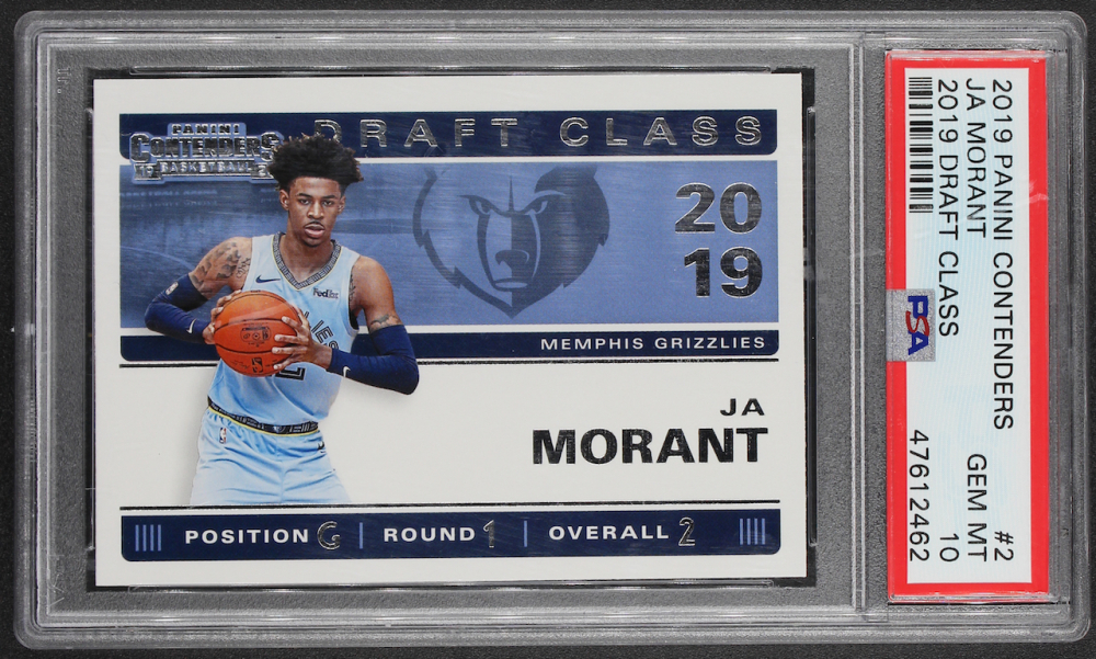 Ja Morant 2019-20 Panini Contenders '19 Draft Class Contenders #2 RC ...
