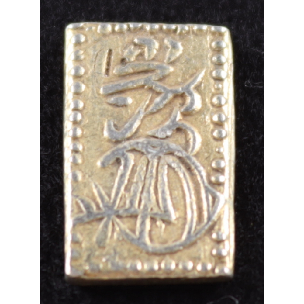 1832-58 Japan 2 Shu Shogunate Gold Coin | Pristine Auction