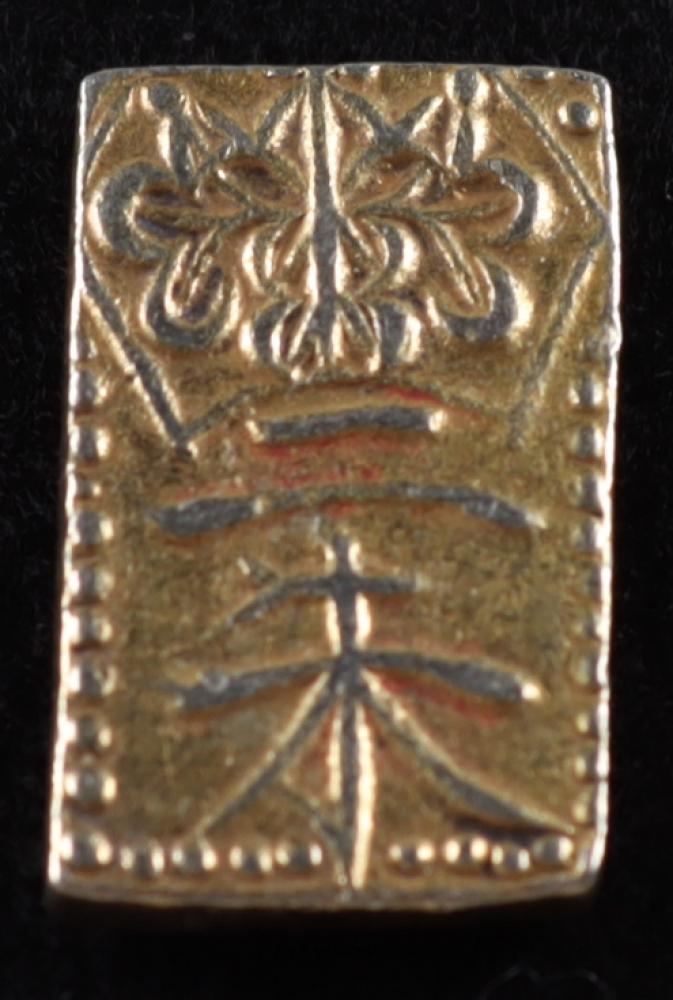 1832-58 Japan 2 Shu Shogunate Gold Coin | Pristine Auction