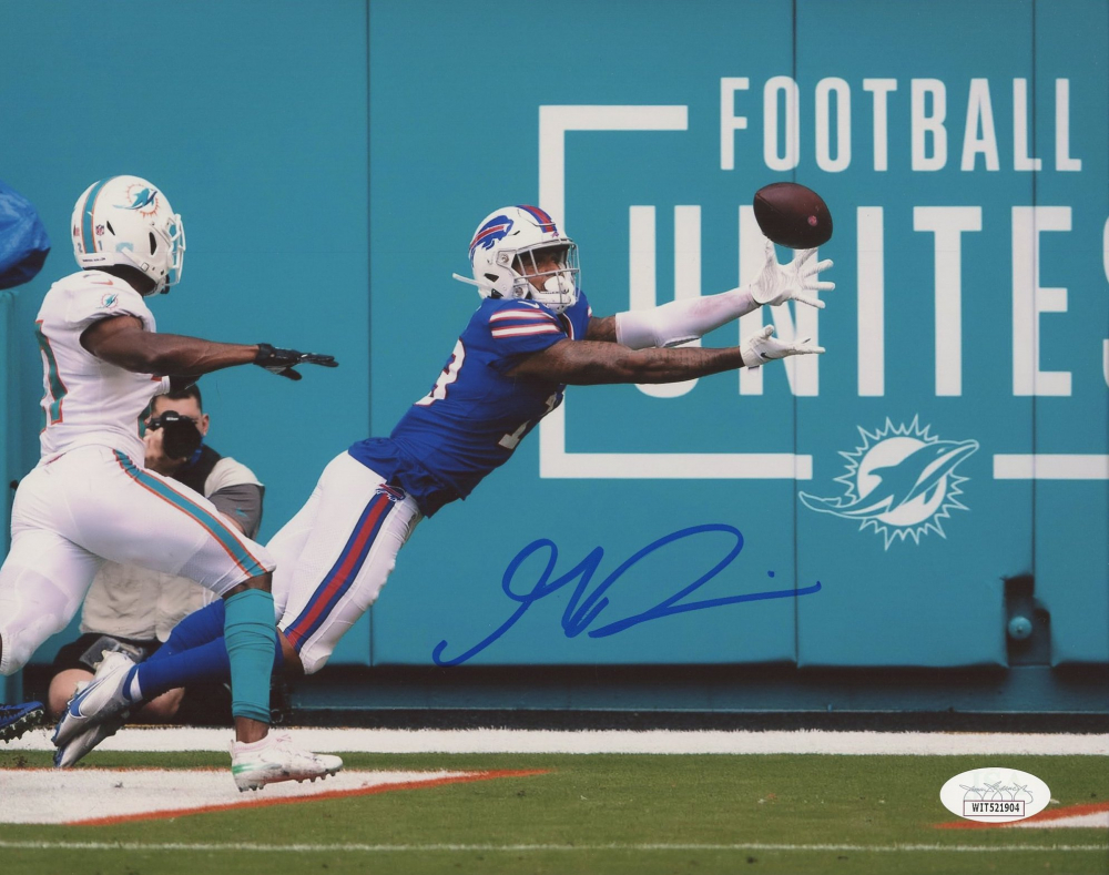 Gabriel Davis Signed Bills 8x10 Photo (JSA COA) | Pristine Auction
