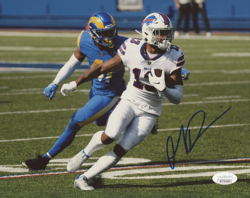 Gabriel Davis Signed Bills 8x10 Photo (JSA COA) | Pristine Auction