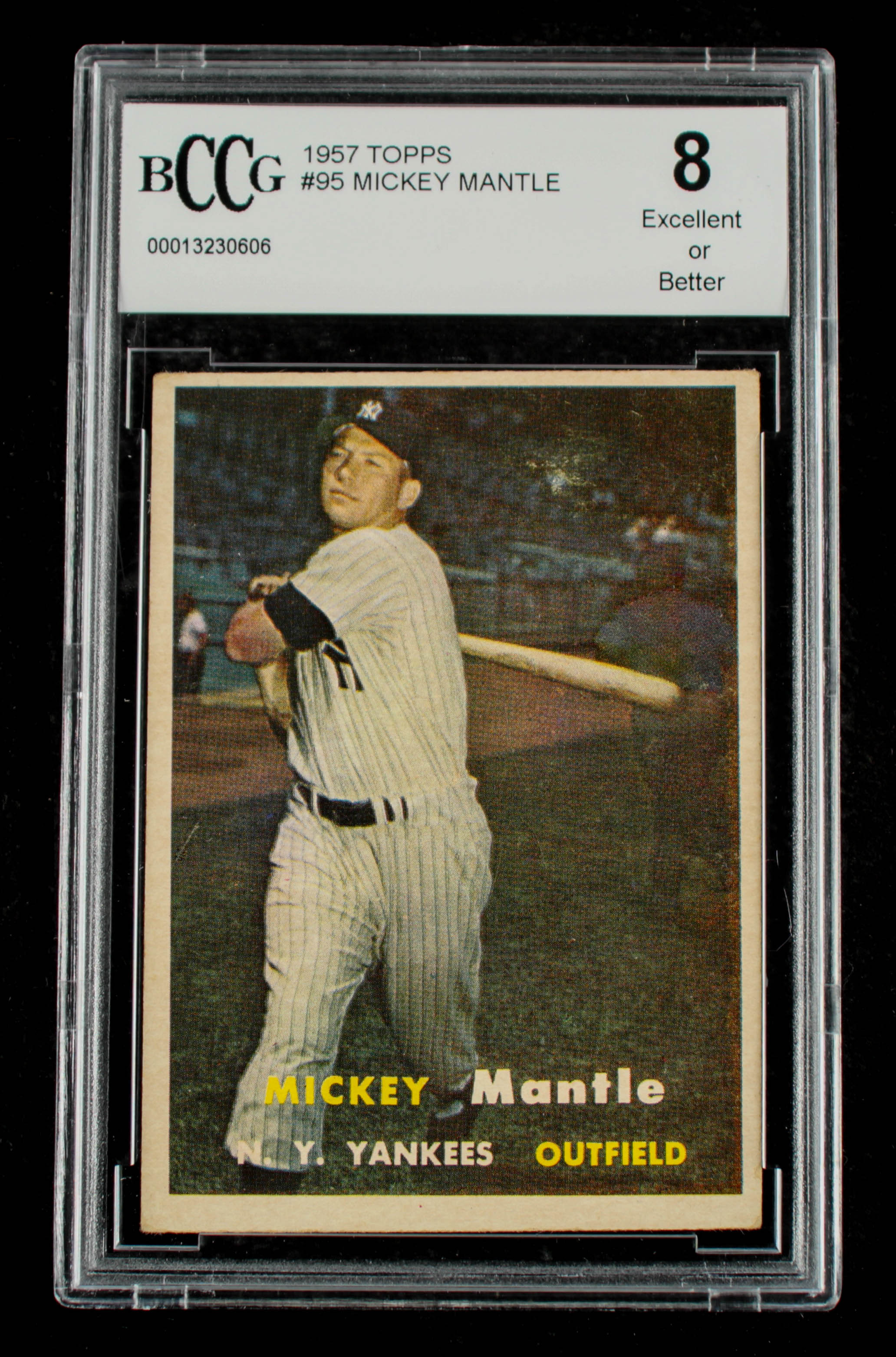 Mickey Mantle 1957 Topps #95 (BCCG 8) | Pristine Auction