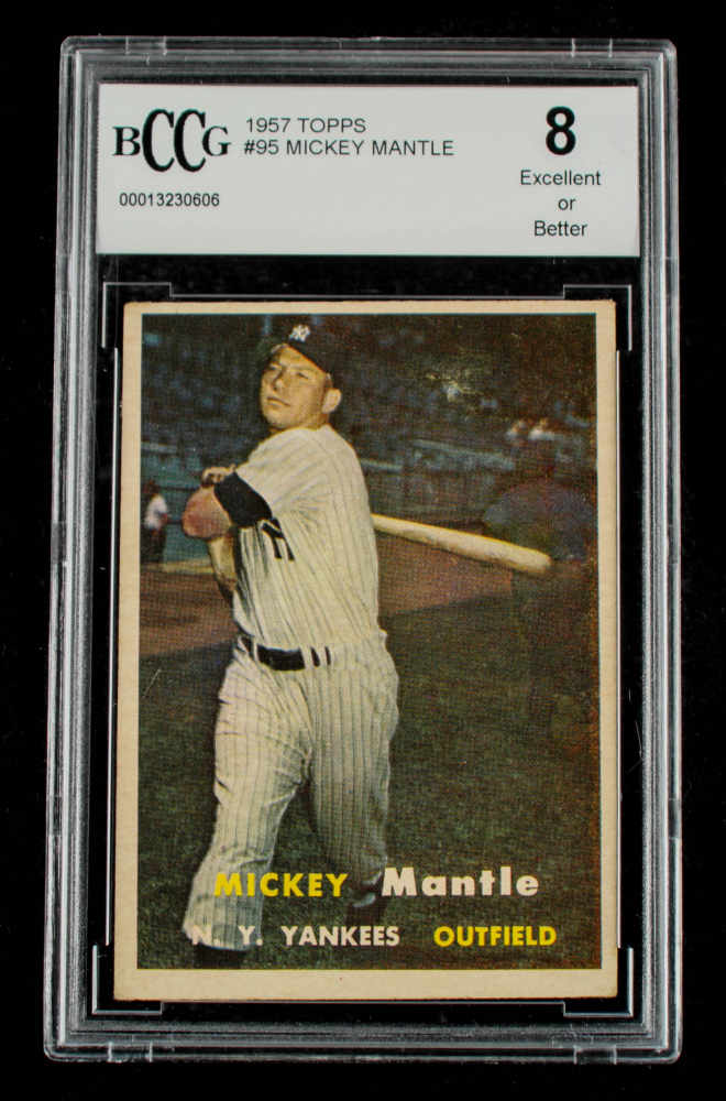 Mickey Mantle 1957 Topps #95 (BCCG 8) | Pristine Auction