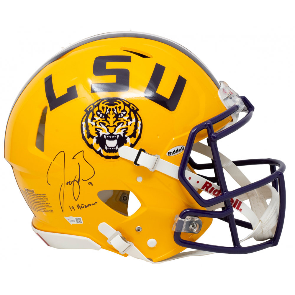 Joe Burrow Signed LSU Tigers Full-Size Authentic On-Field Speed Helmet ...