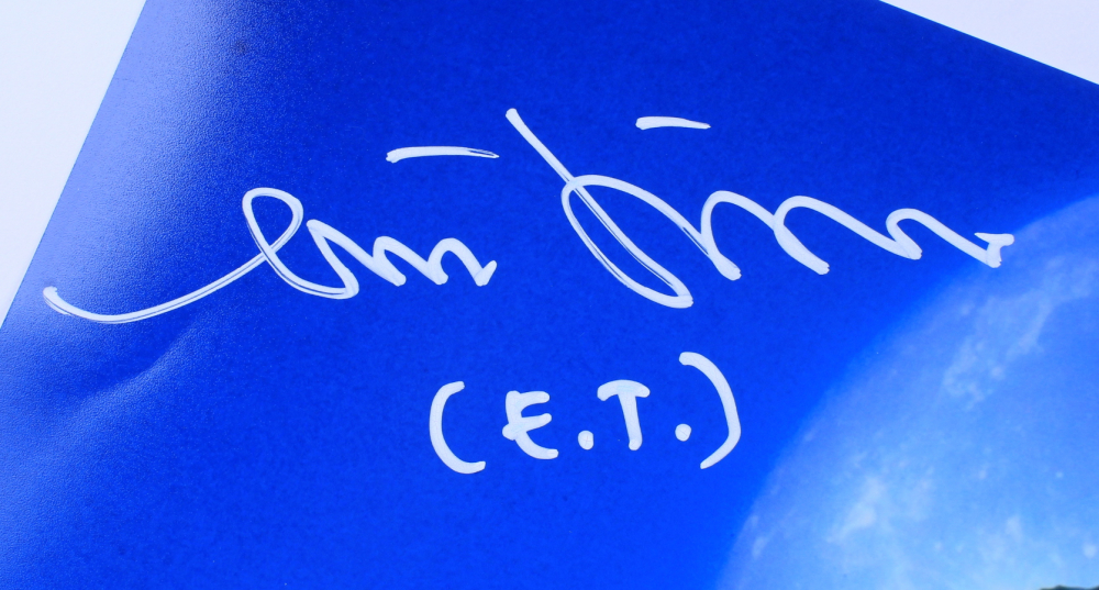 Matthew De Meritt & Henry Thomas Signed "E.T. the Extra-Terrestrial ...