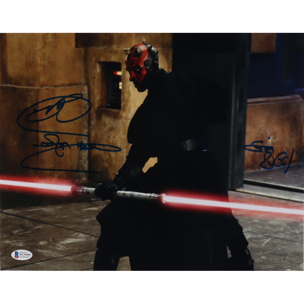 Ray Park Signed "Star Wars" 11x14 Photo Inscribed "Darth Maul" & "Sith ...