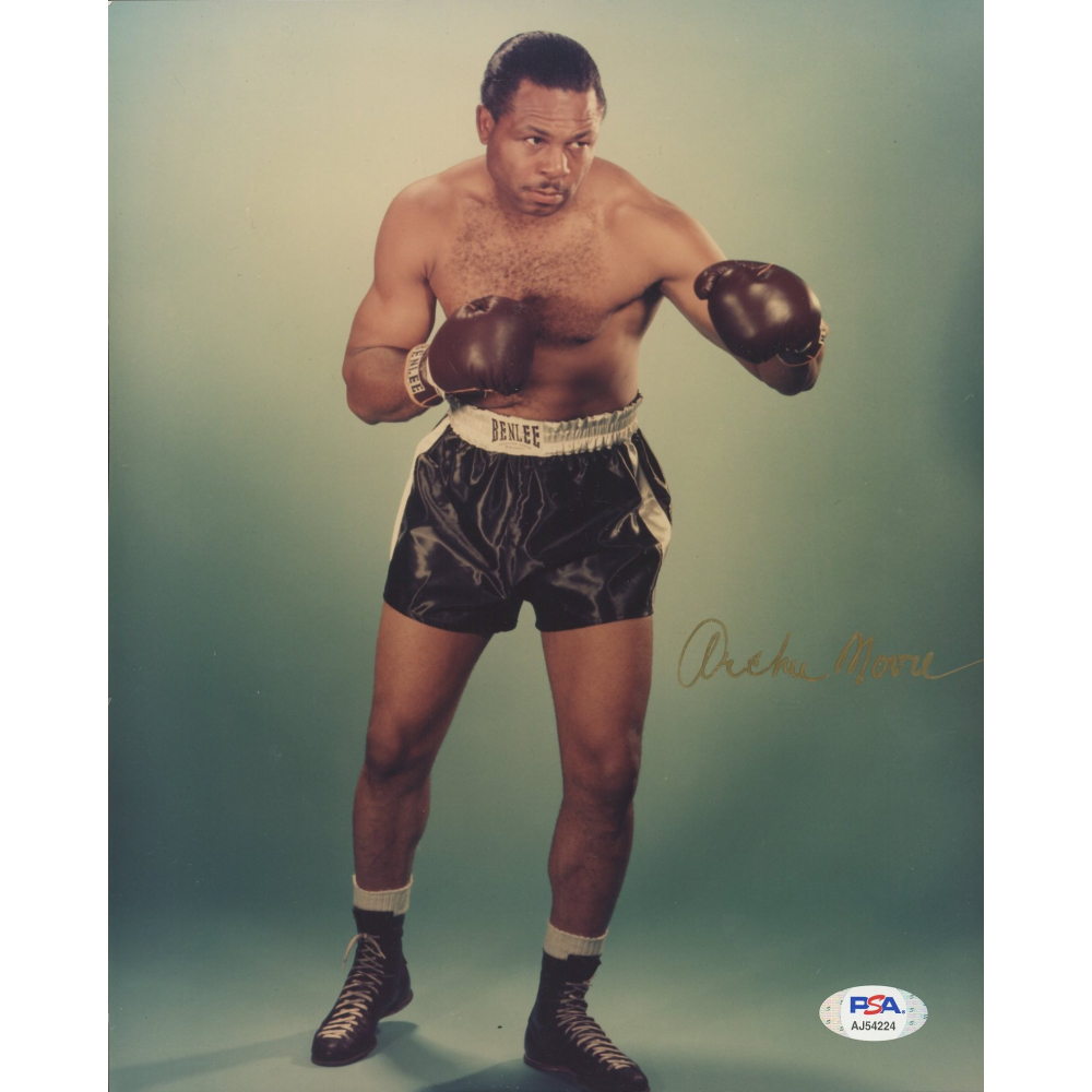 Archie Moore Signed 8x10 Photo (PSA COA) | Pristine Auction