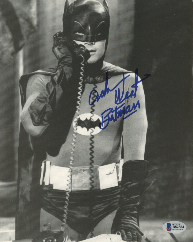 Adam West Signed "Batman" 8x10 Photo Inscribed "Batman" (Beckett COA ...