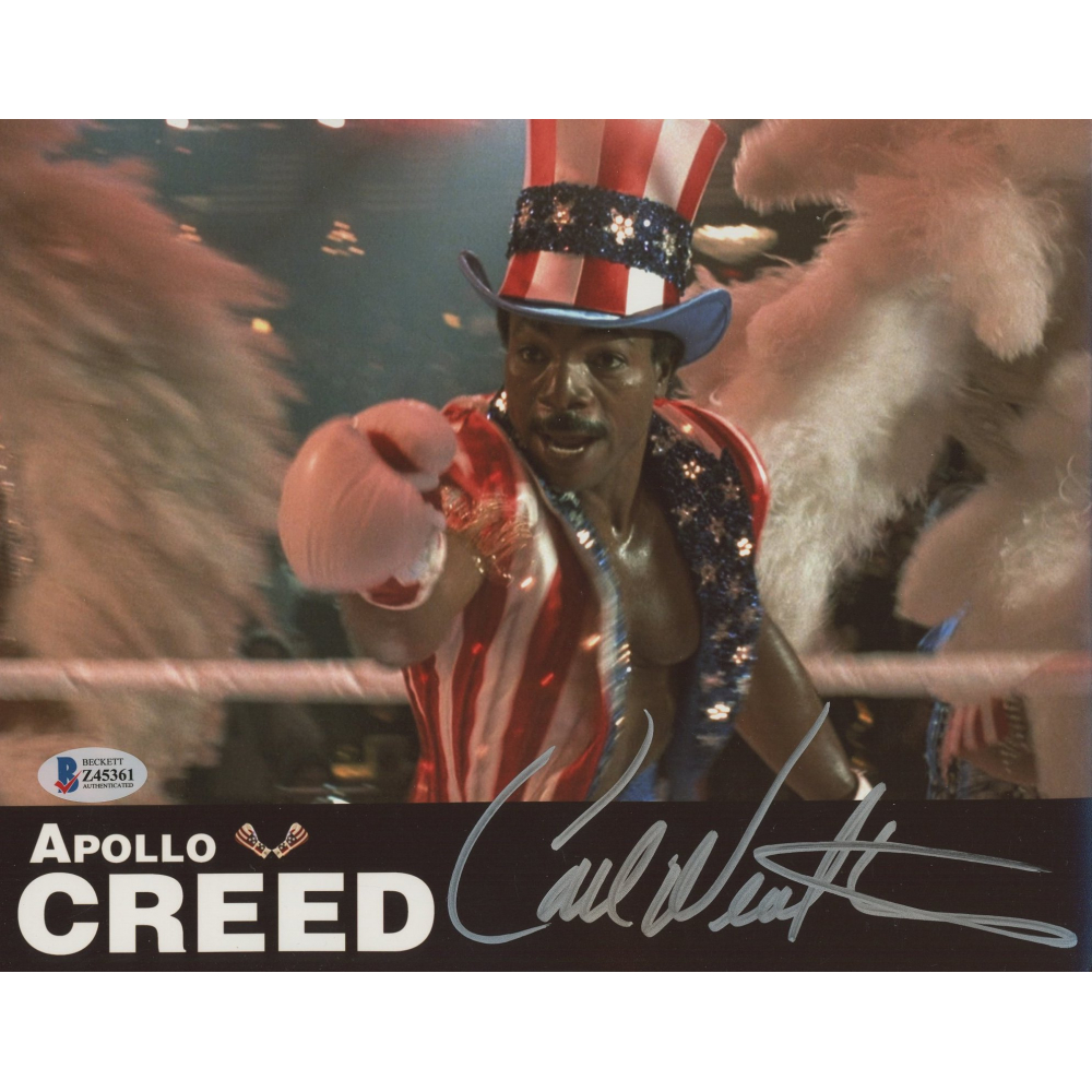 Carl Weathers Signed "Rocky" 8x10 Photo (Beckett COA) | Pristine Auction