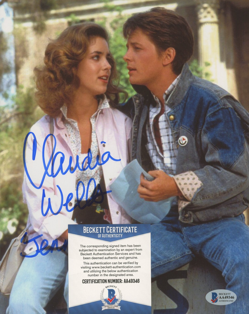 Claudia Wells Signed "Back to The Future" 8x10 Photo Inscribed ...