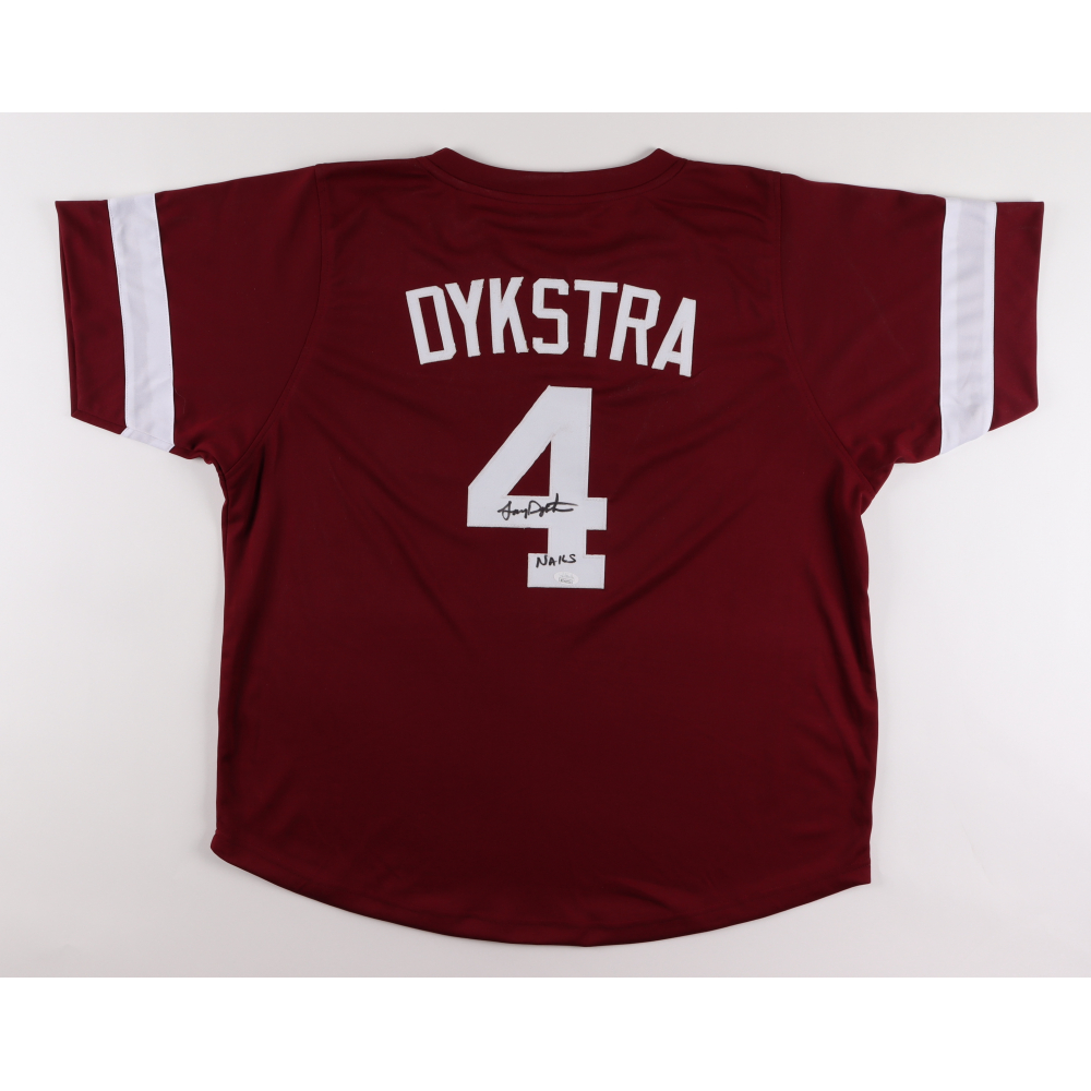 Lenny Dykstra Signed Jersey Inscribed "Nails" (JSA COA) | Pristine Auction
