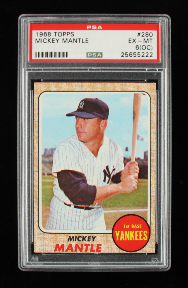 Mickey Mantle 1968 Topps #280 (PSA 6) (OC) | Pristine Auction