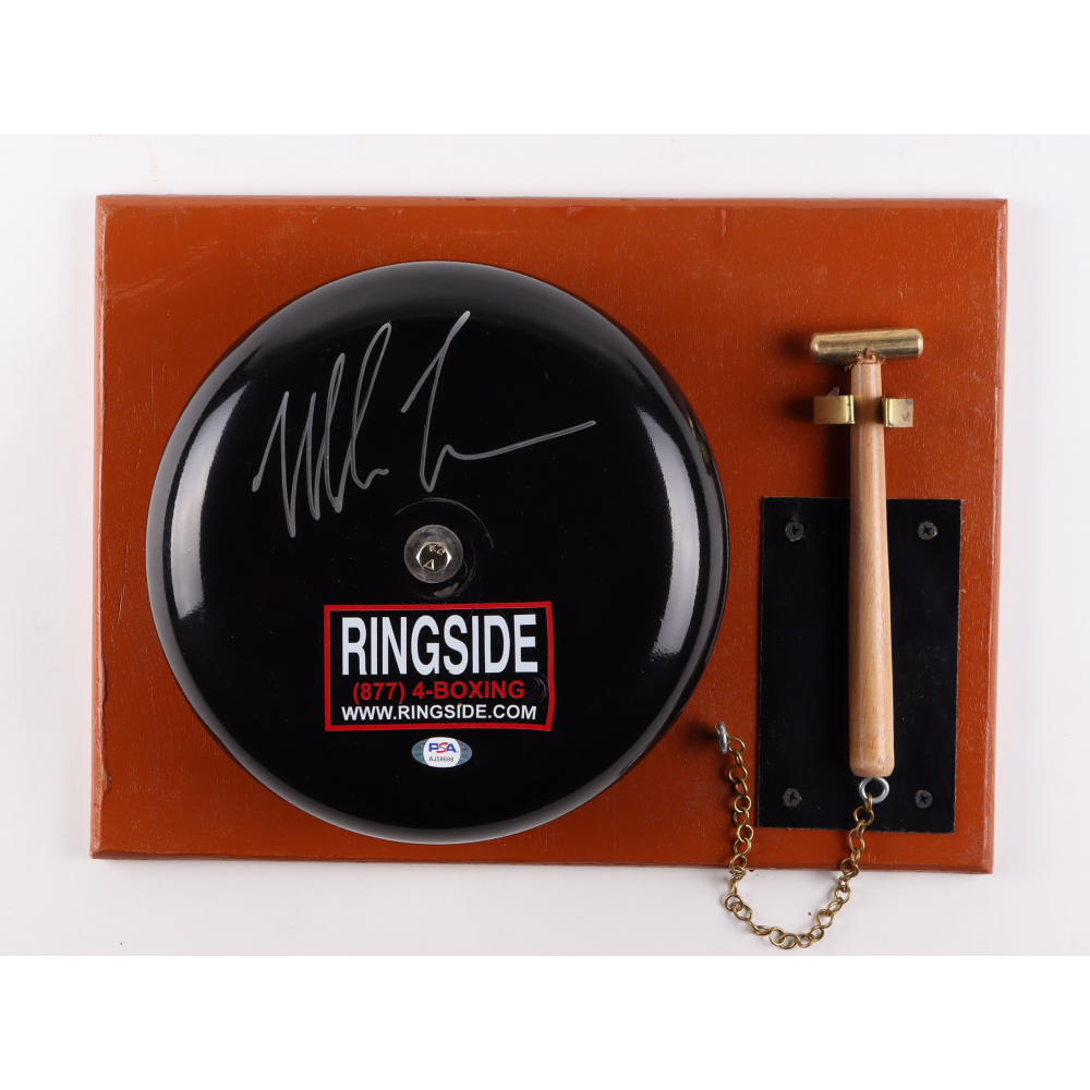 Mike Tyson Signed Authentic Full-Size Ringside Boxing Bell (PSA COA ...