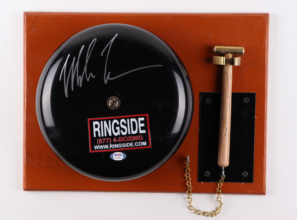 Mike Tyson Signed Authentic Full-Size Ringside Boxing Bell (PSA COA ...