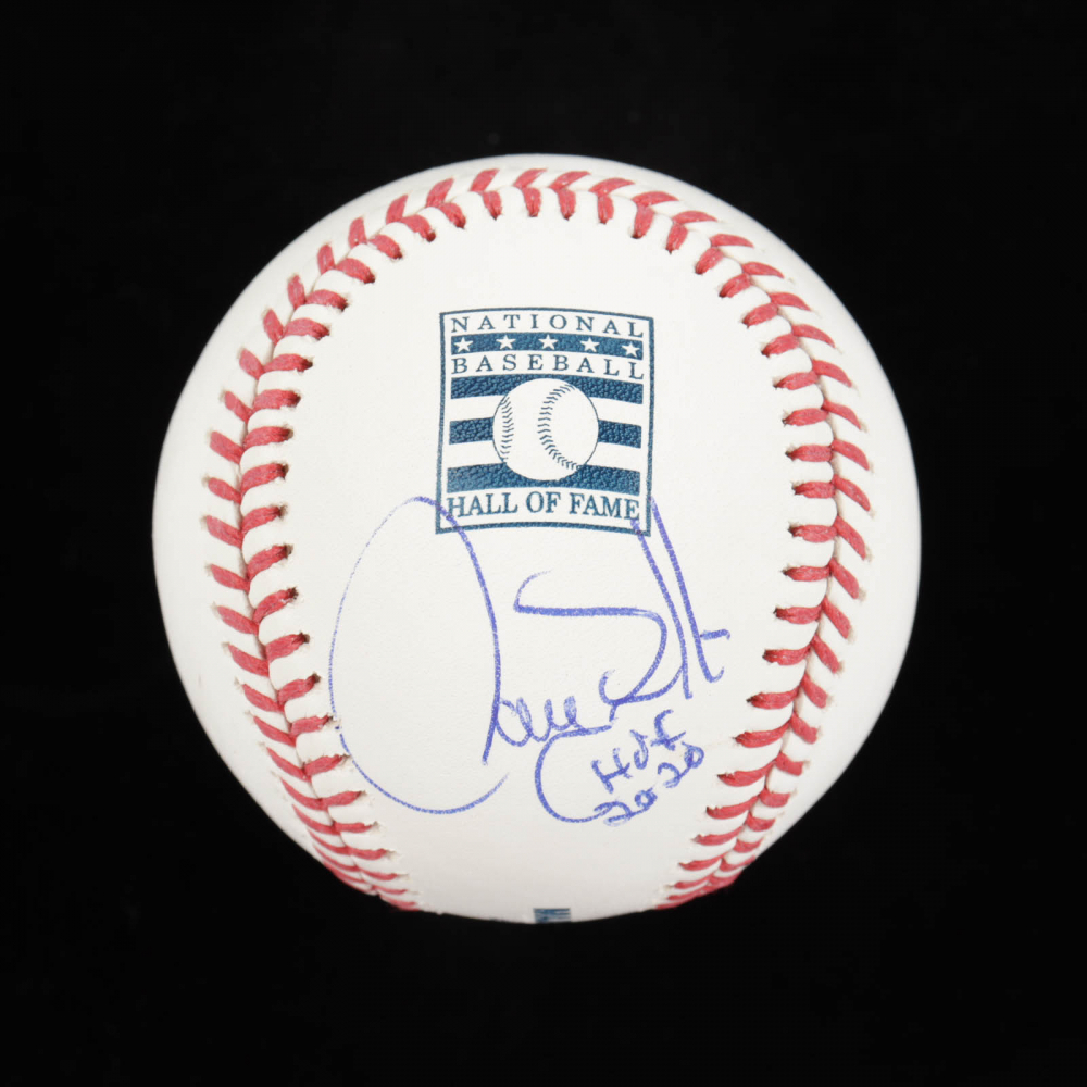 Larry Walker Signed OML Hall of Fame Logo Baseball Inscribed "HOF 2020 ...