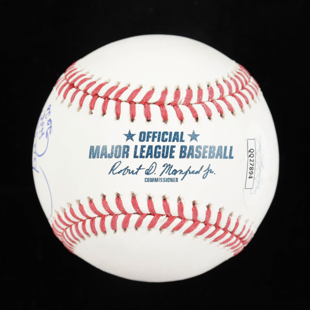 Larry Walker Signed OML Hall of Fame Logo Baseball Inscribed "HOF 2020 ...
