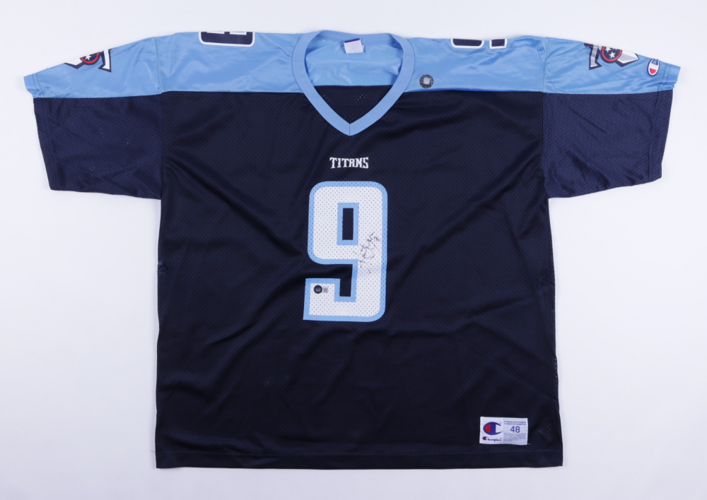 Steve McNair Signed Titans Jersey (Beckett COA) (See Description ...