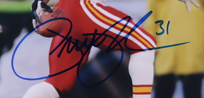 Priest Holmes Signed Chiefs 8x10 Photo (JSA COA) | Pristine Auction