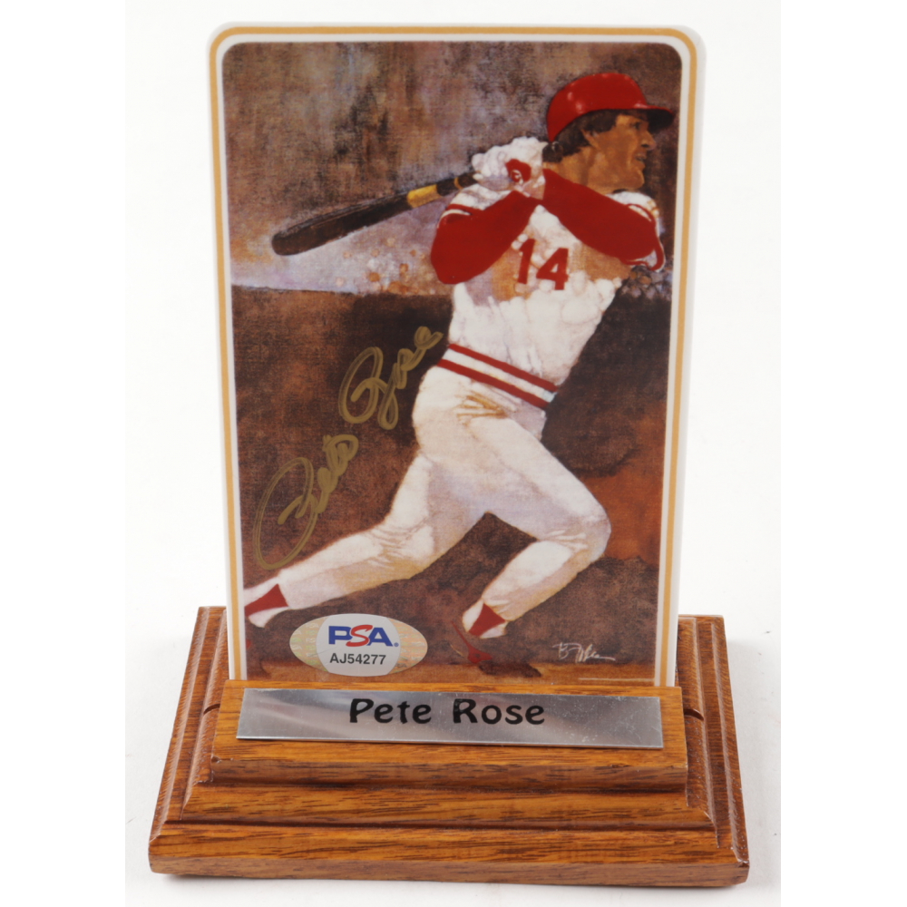 Pete Rose Signed Vintage 1988 LE Reds "Cooperstown Clout" The Diamond ...