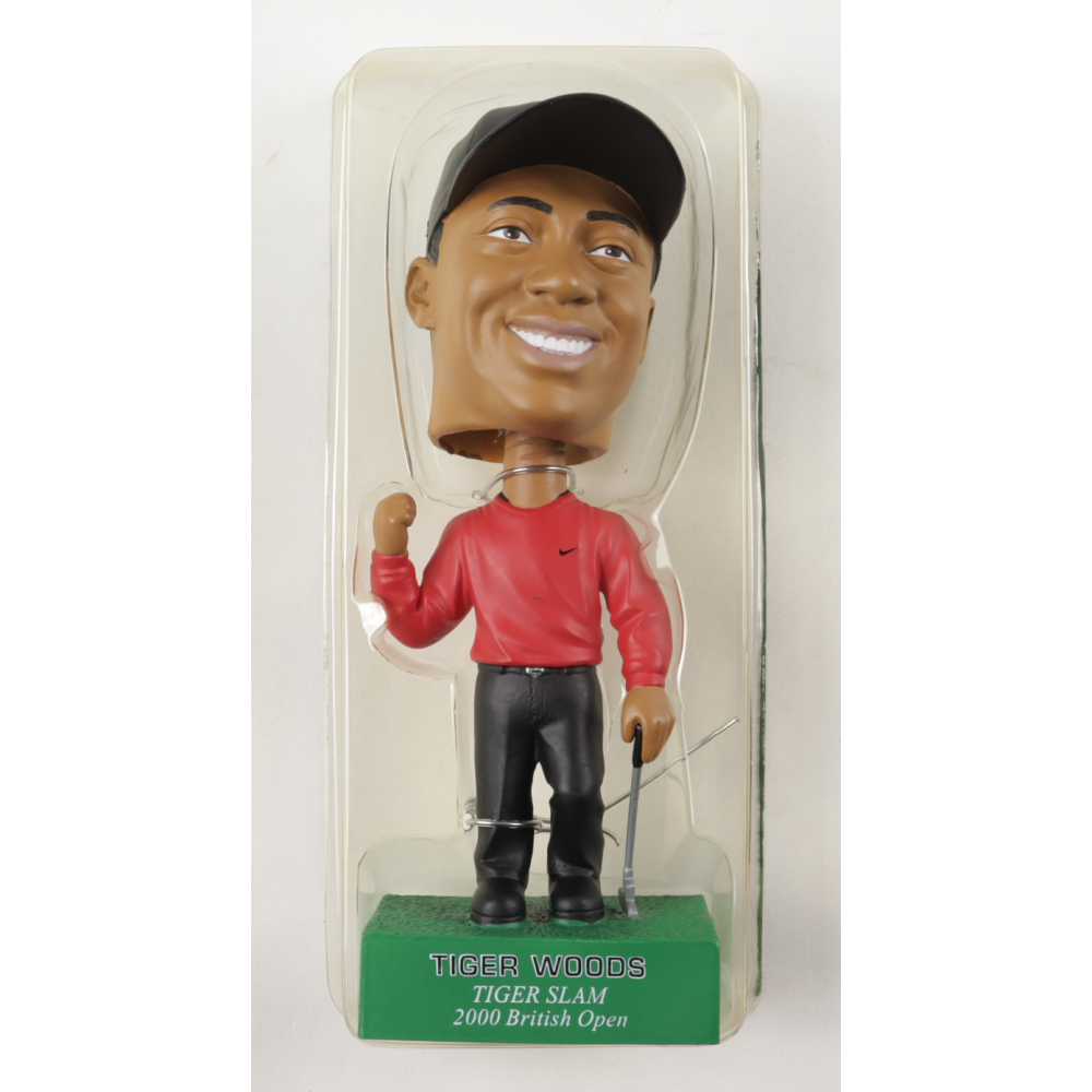 Tiger Woods "2000 British Open" Tiger Slam Upper Deck Bobblehead with ...