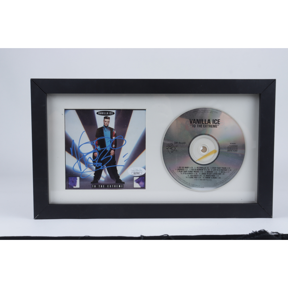 Vanilla Ice Signed "To the Extreme" 8x13 Custom Framed CD Cover Display ...