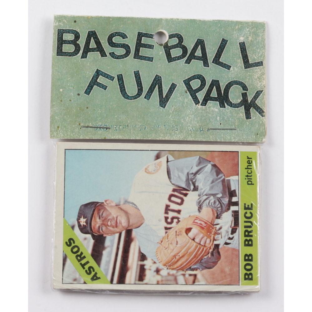 1966 Topps Baseball Card Fun Pack with (10) Cards | Pristine Auction