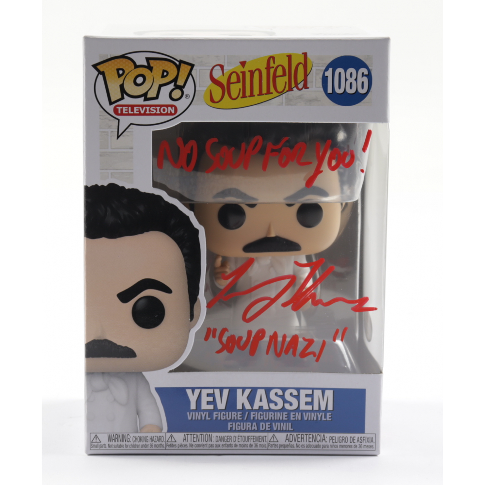Larry Thomas Signed "Seinfeld" #1086 Yev Kassem Funko Pop! Vinyl Figure ...