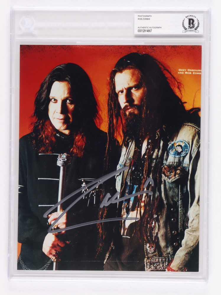 Rob Zombie Signed 8x10 Photo (BGS Encapsulated) | Pristine Auction