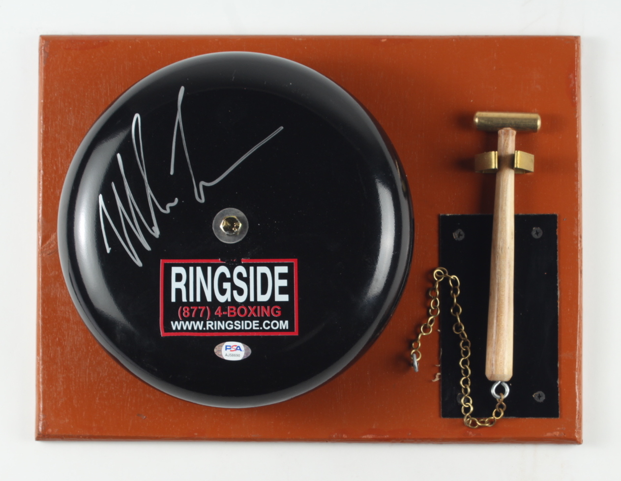 Mike Tyson Signed Authentic Full-Size Ringside Boxing Bell (PSA COA ...