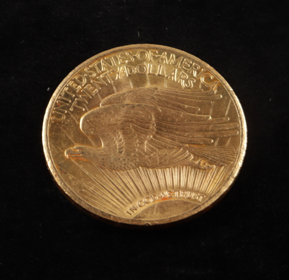 1927 $20 Twenty-Dollar Saint-Gaudens Double Eagle Gold Coin | Pristine ...