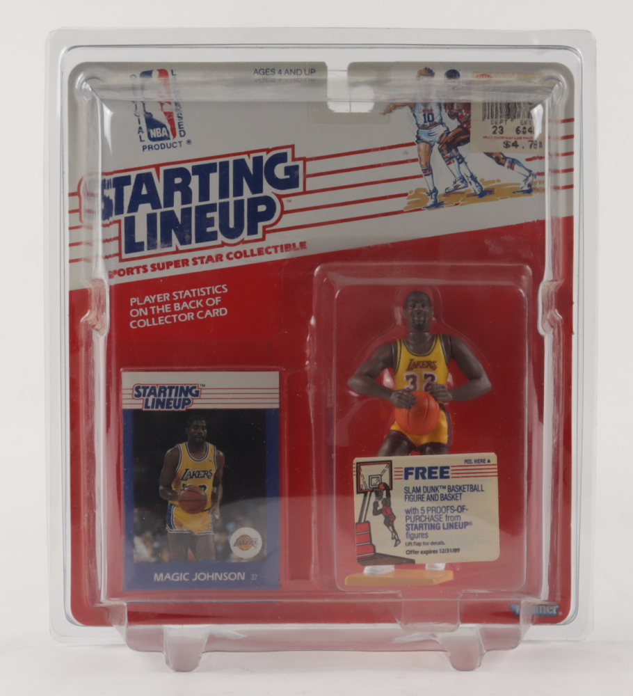 Magic Johnson Lakers Starting Lineup Action Figurine with Sealed ...