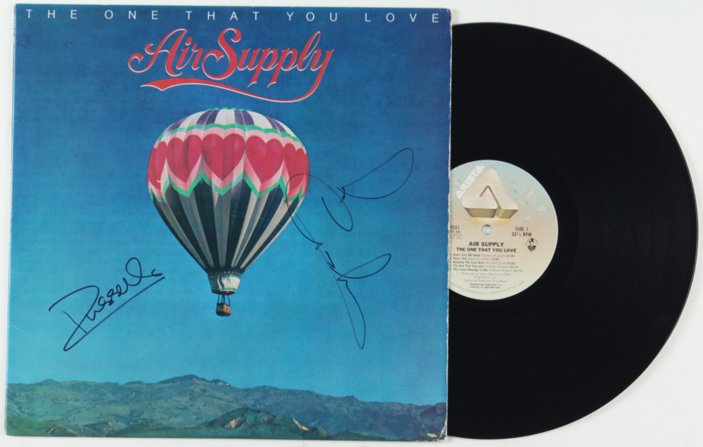 Graham Russell & Russell Hitchcock Signed "The One That You Love" Vinyl ...