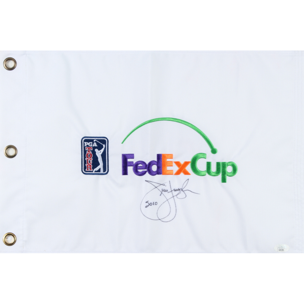 Jim Furyk Signed FedEx Cup 13x19 Pin Flag Inscribed "Solo" (JSA ...