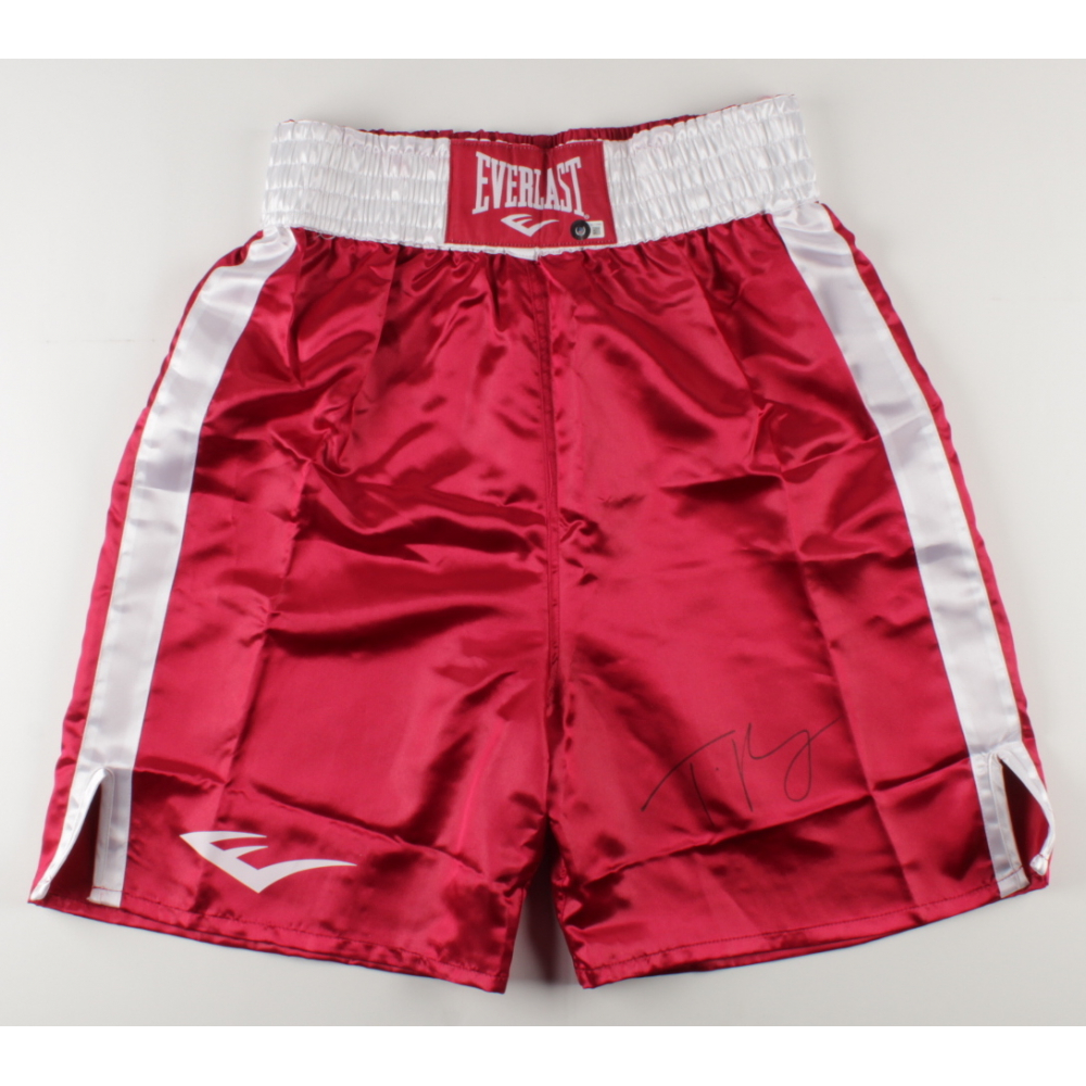 Tyson Fury Signed Everlast Boxing Trunks (Beckett Hologram) | Pristine ...