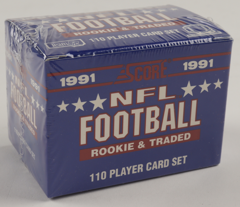 1991 Score NFL Football Rookie and Traded Complete Set of (110) Cards | Pristine Auction